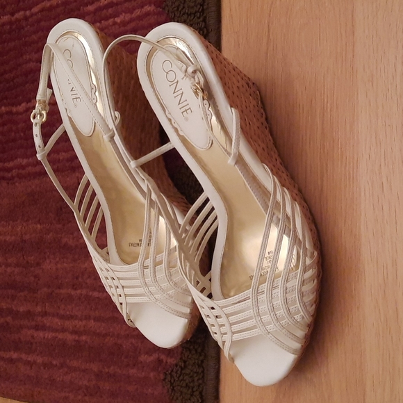 Connie | Shoes | White Wedge Heels | Poshmark